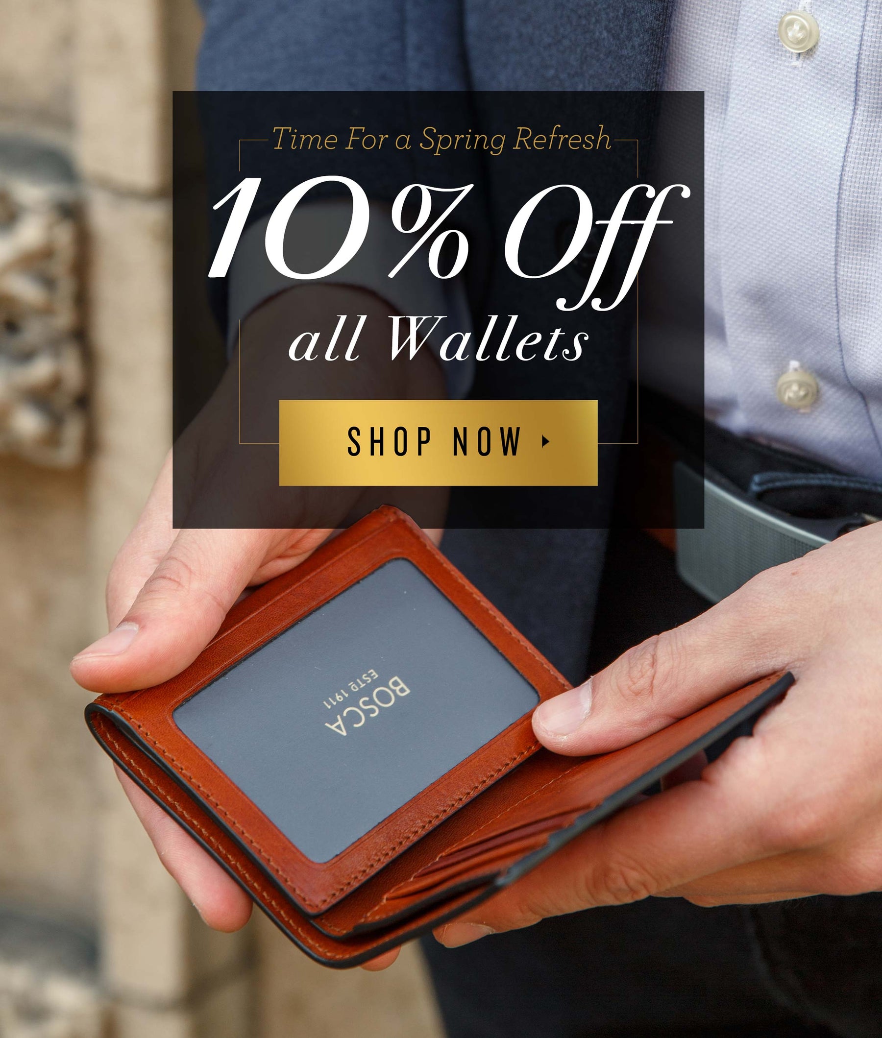 Bosca | Italian Leather Wallets, Bags & Accessories