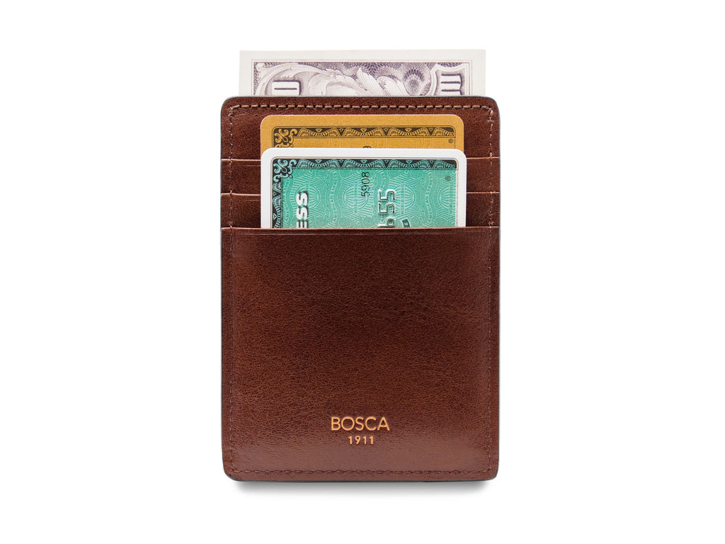 Deluxe Front Pocket Wallet | Bosca - Premium Leather Wallet